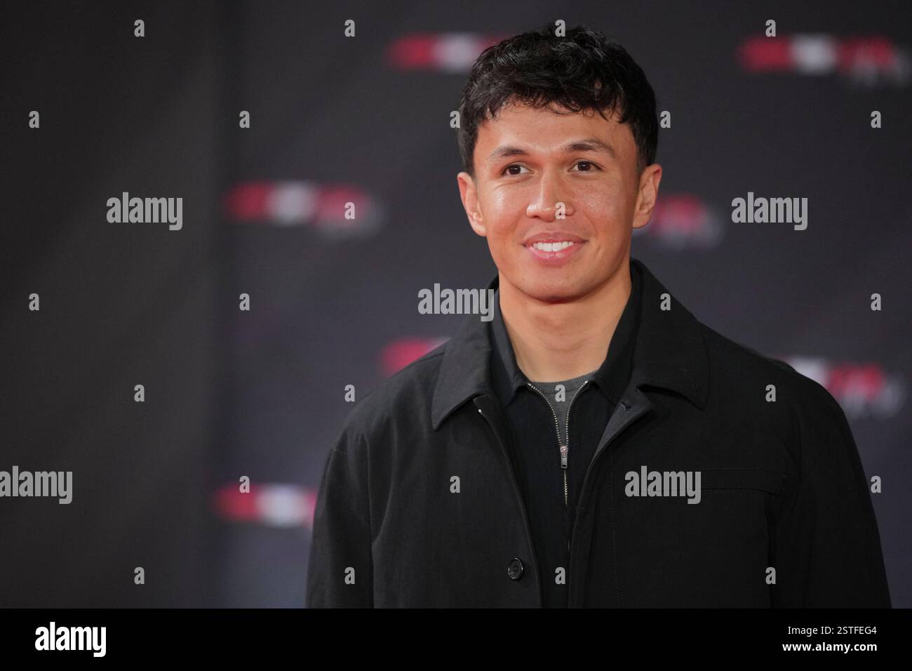 Williams driver Alexander Albon of Thailand poses for cameras as he ...