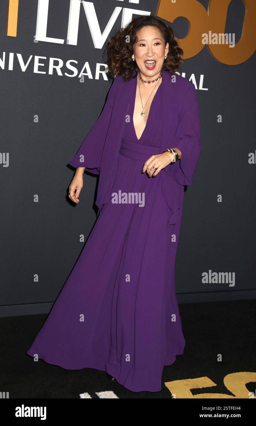 February 16, 2025, New York, New York, USA: Actor SANDRA OH seen at the ...