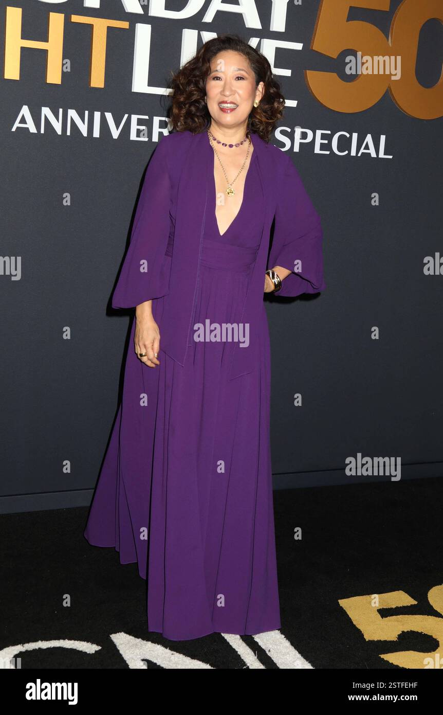 February 16, 2025, New York, New York, USA: Actor SANDRA OH seen at the ...
