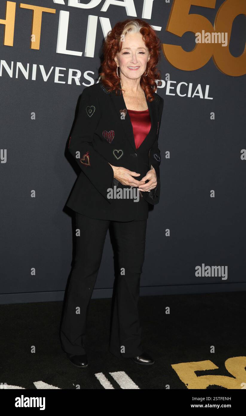 February 16, 2025, New York, New York, USA: Musician BONNIE RAITT seen ...