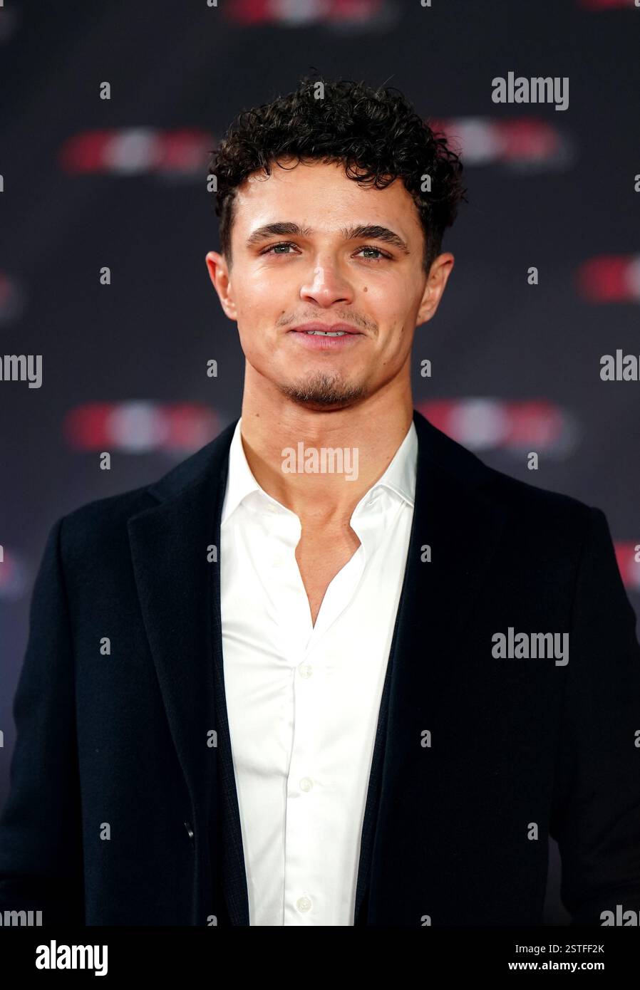 McLaren driver Lando Norris on the Red Carpet ahead of the F1 75 Live ...