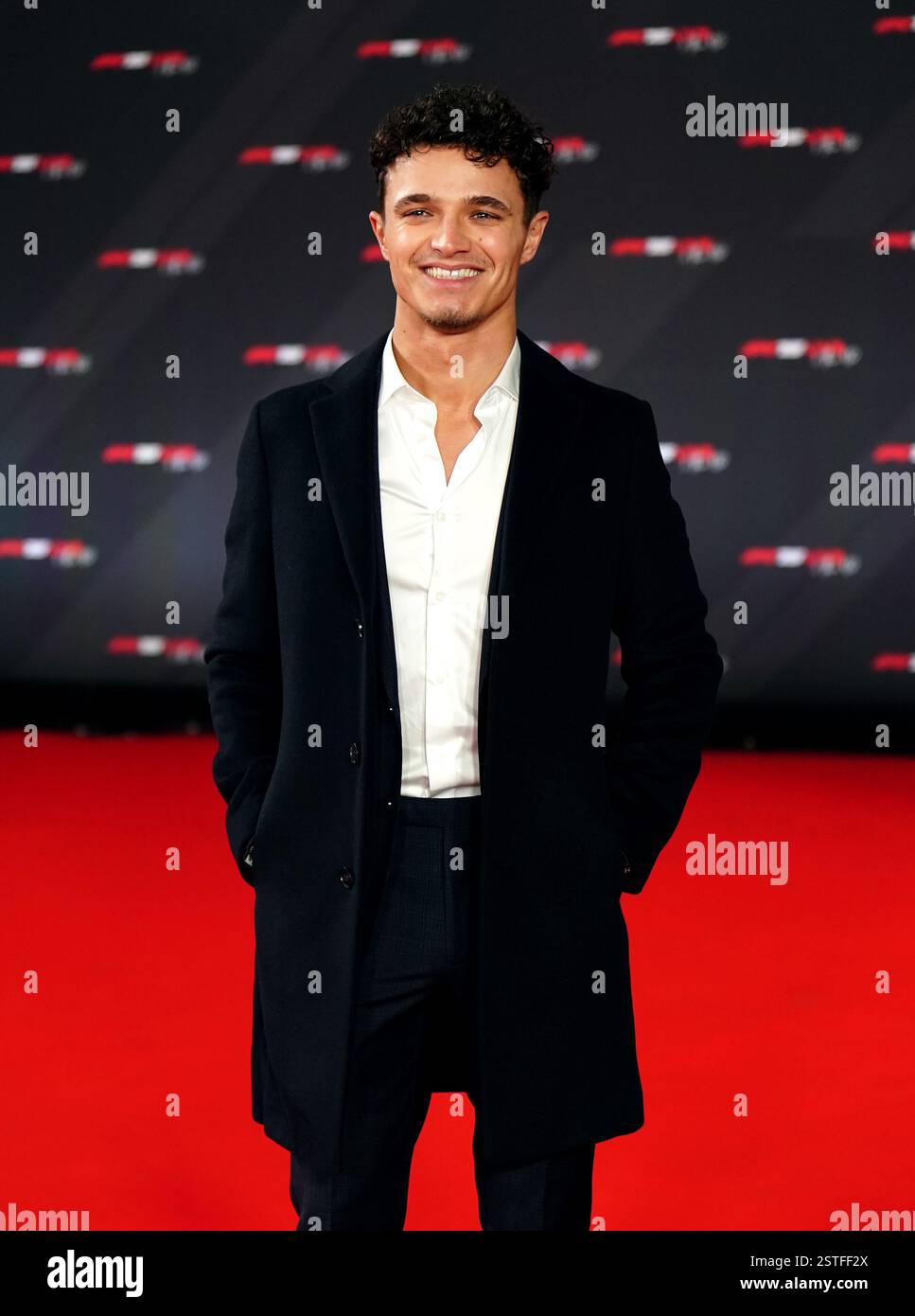 McLaren driver Lando Norris on the Red Carpet ahead of the F1 75 Live ...