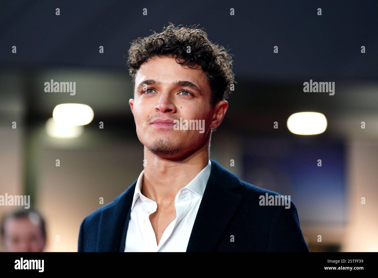 McLaren driver Lando Norris on the Red Carpet ahead of the F1 75 Live ...