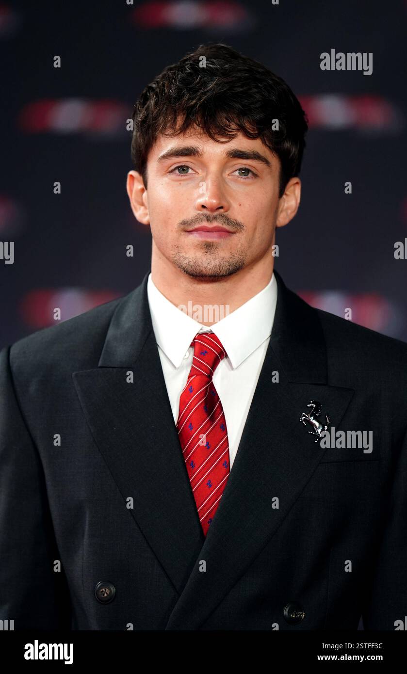Ferrari driver Charles Leclerc on the Red Carpet ahead of the F1 75 ...