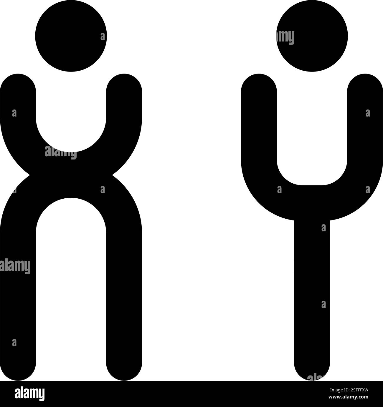 Modern Male and female toilet icon symbol vector illustration Stock ...