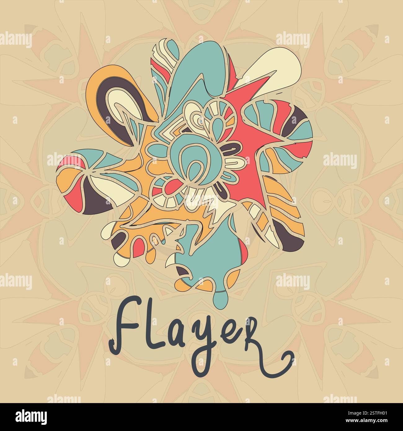 Mandala square hi-res stock photography and images - Alamy