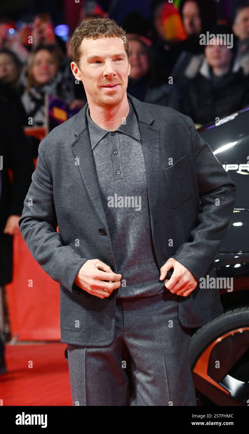 Berlin, Germany. 18th Feb, 2025. British actor Benedict Cumberbatch ...
