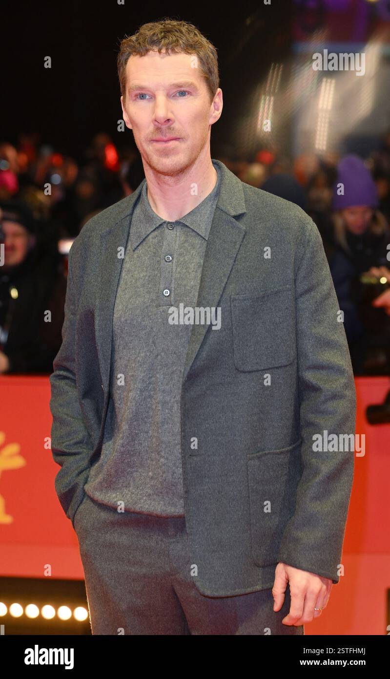 Berlin, Germany. 18th Feb, 2025. British actor Benedict Cumberbatch ...