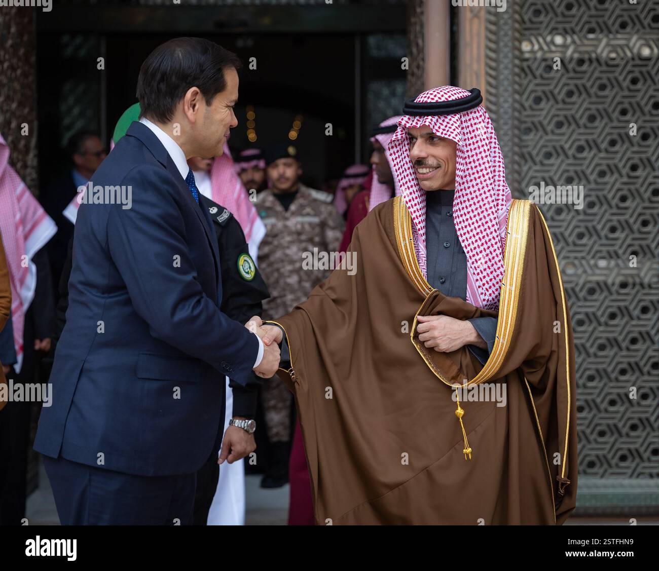 Riyadh, Saudi Arabia. 18th Feb, 2025. US Secretary of State Marco ...