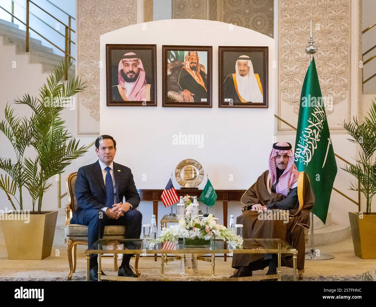 Riyadh, Saudi Arabia. 18th Feb, 2025. US Secretary of State Marco ...