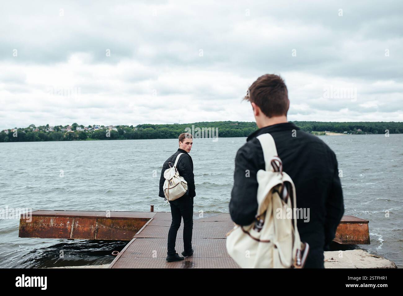 Standing on a pier hi-res stock photography and images - Alamy