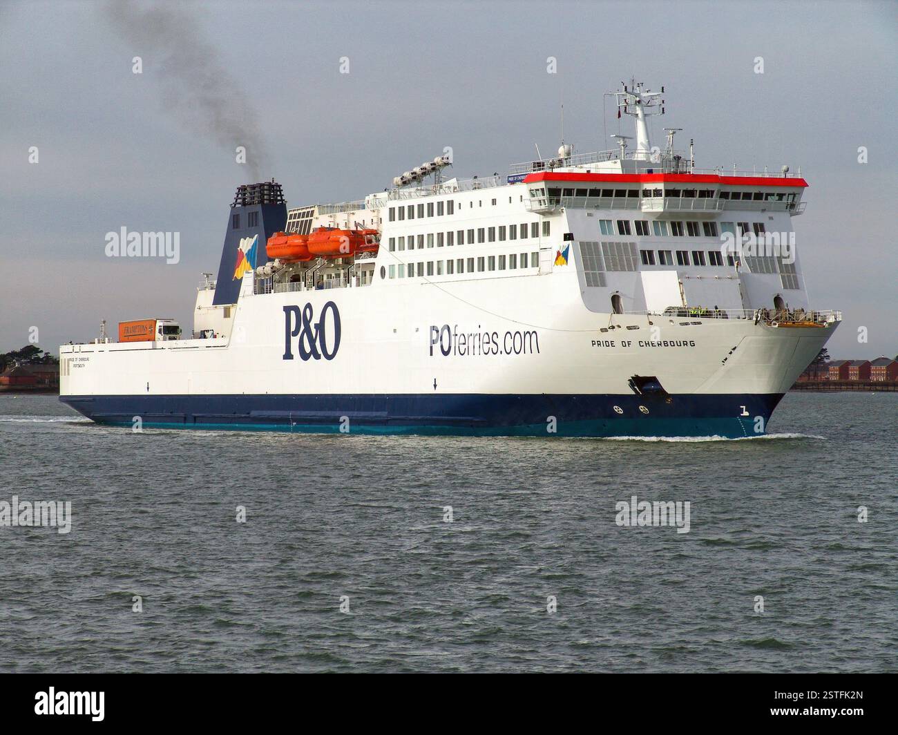 Pride of Cherbourg (III) was chartered by P&O Ferries for the ...