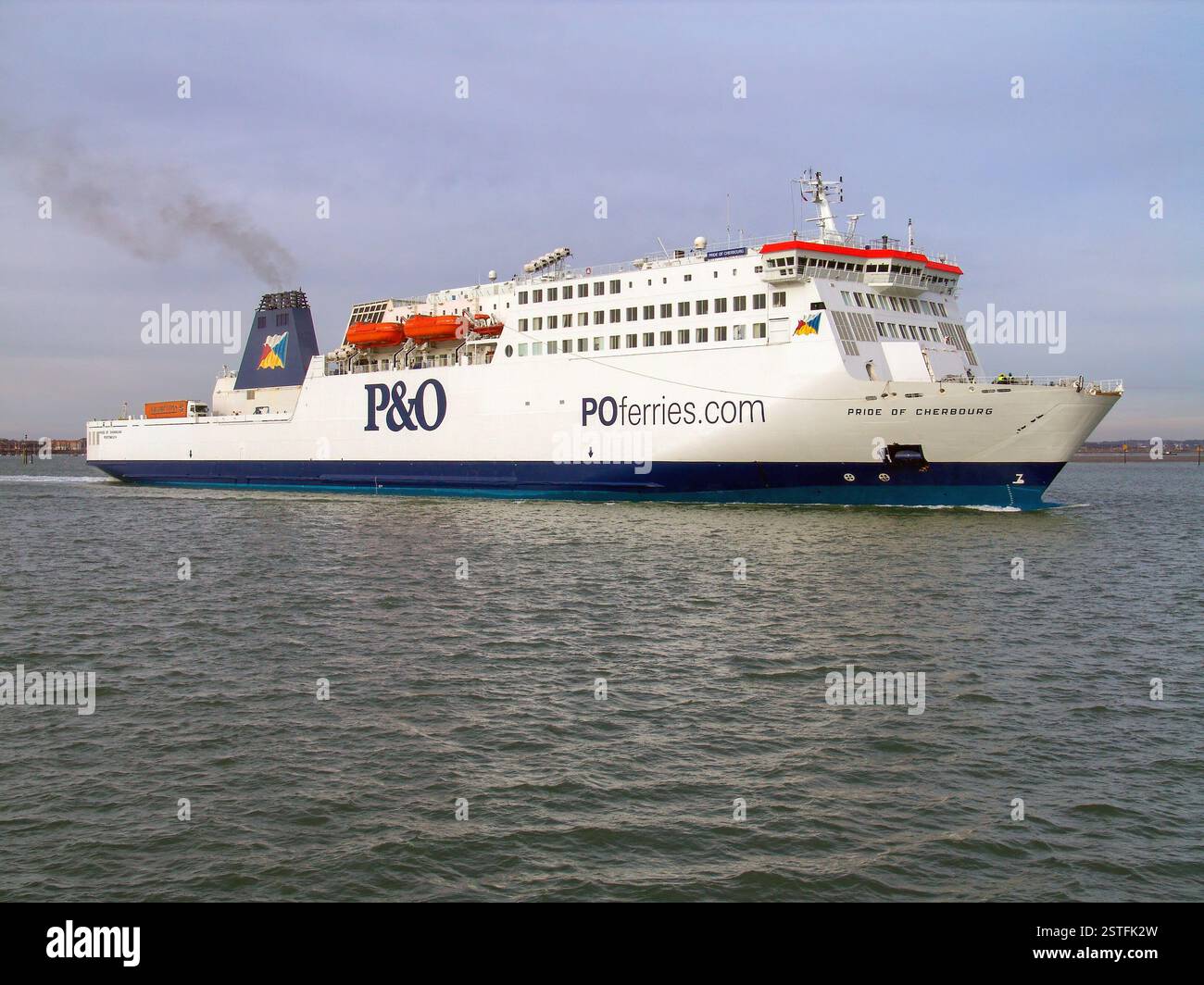 Pride of Cherbourg (III) was chartered by P&O Ferries for the ...