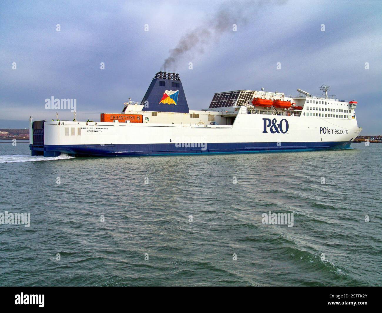 Pride of Cherbourg (III) was chartered by P&O Ferries for the ...