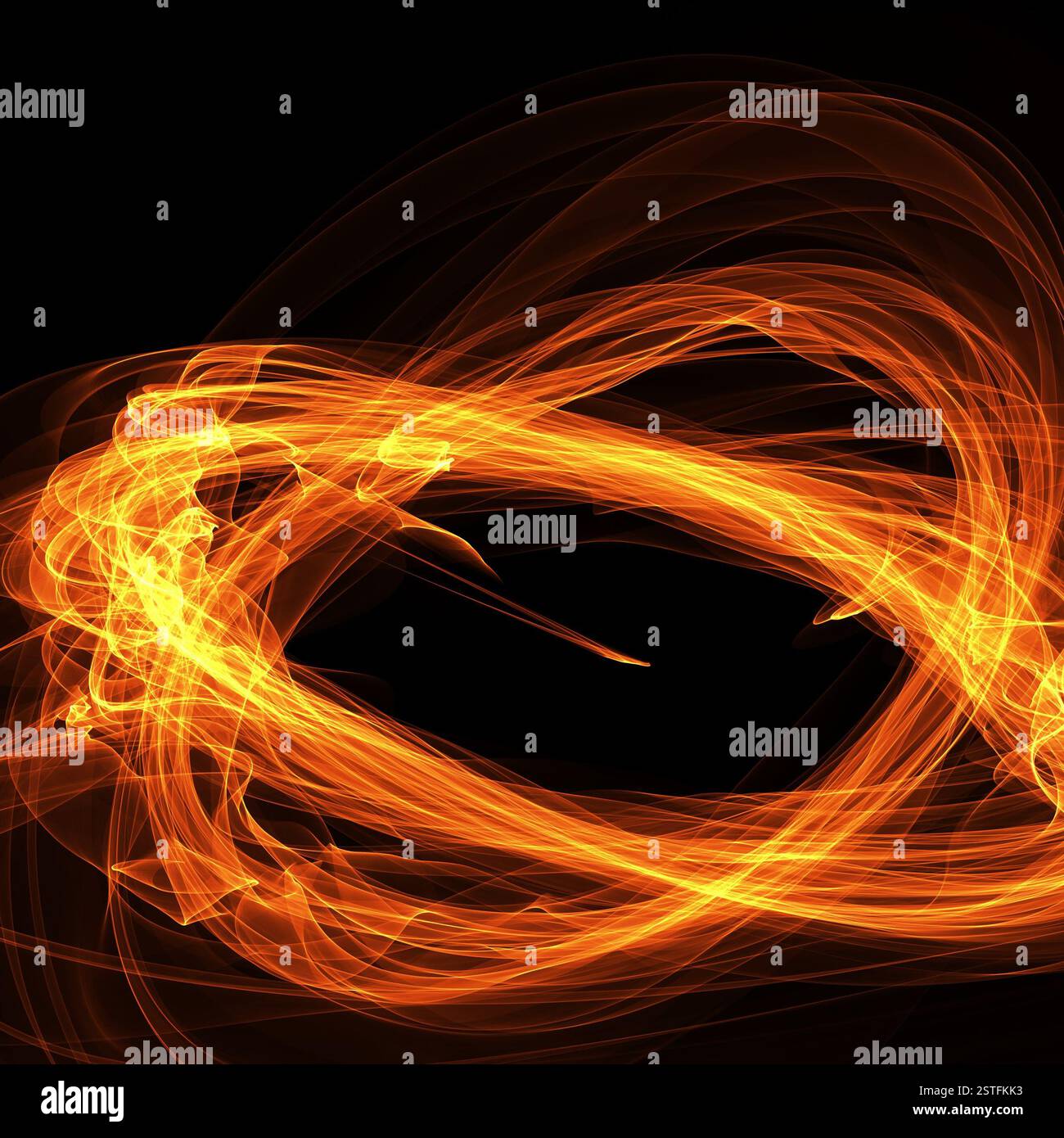 Circles fire lines flame hi-res stock photography and images - Alamy