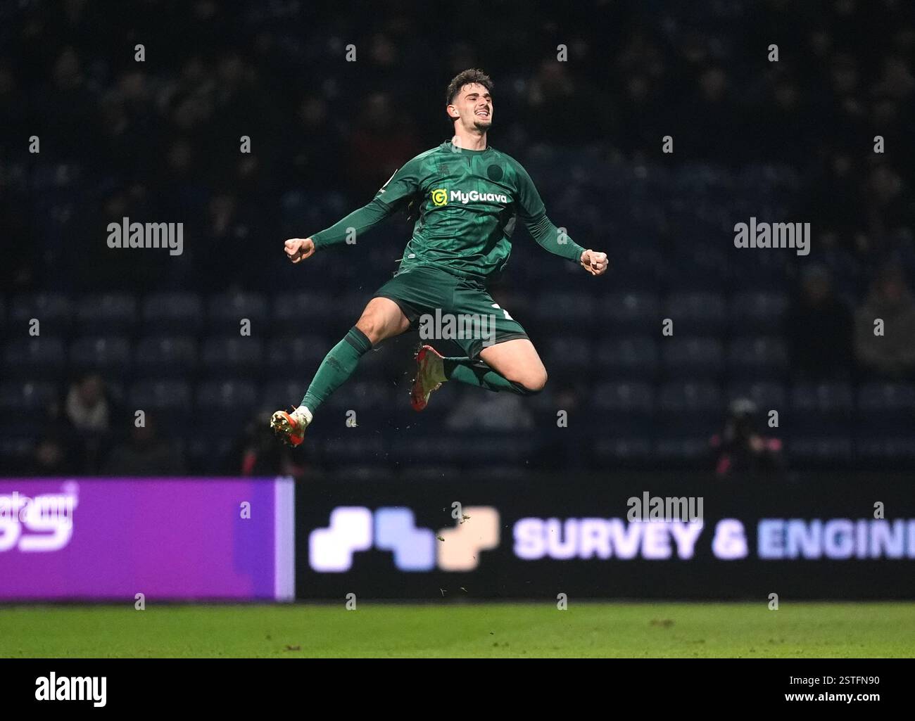 Millwall's Mihailo Ivanovic celebrates scoring their side's first goal ...