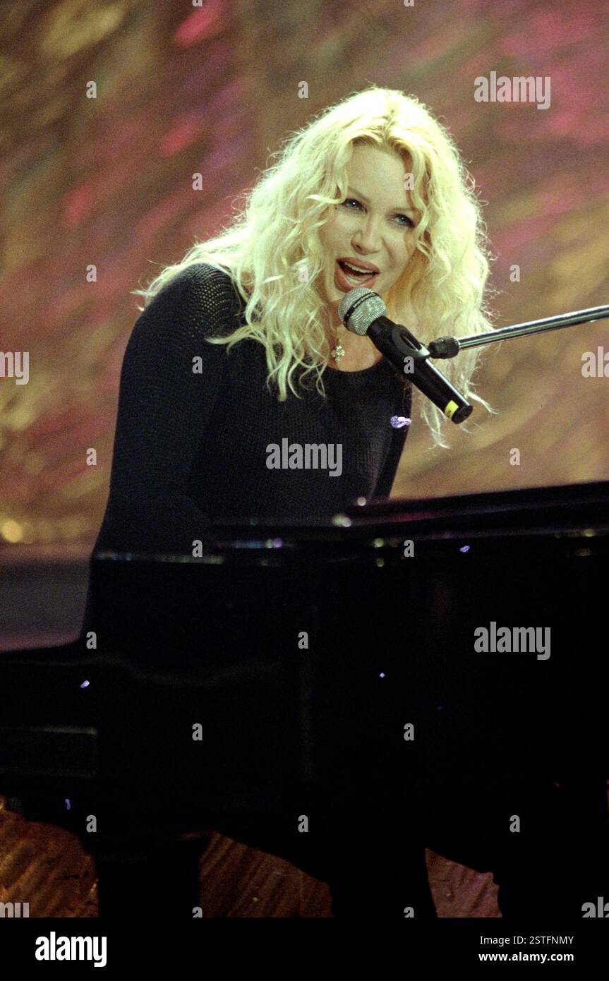 Milan Italy 16/04/1999: Ivana Spagna, Italian singer, during the ...