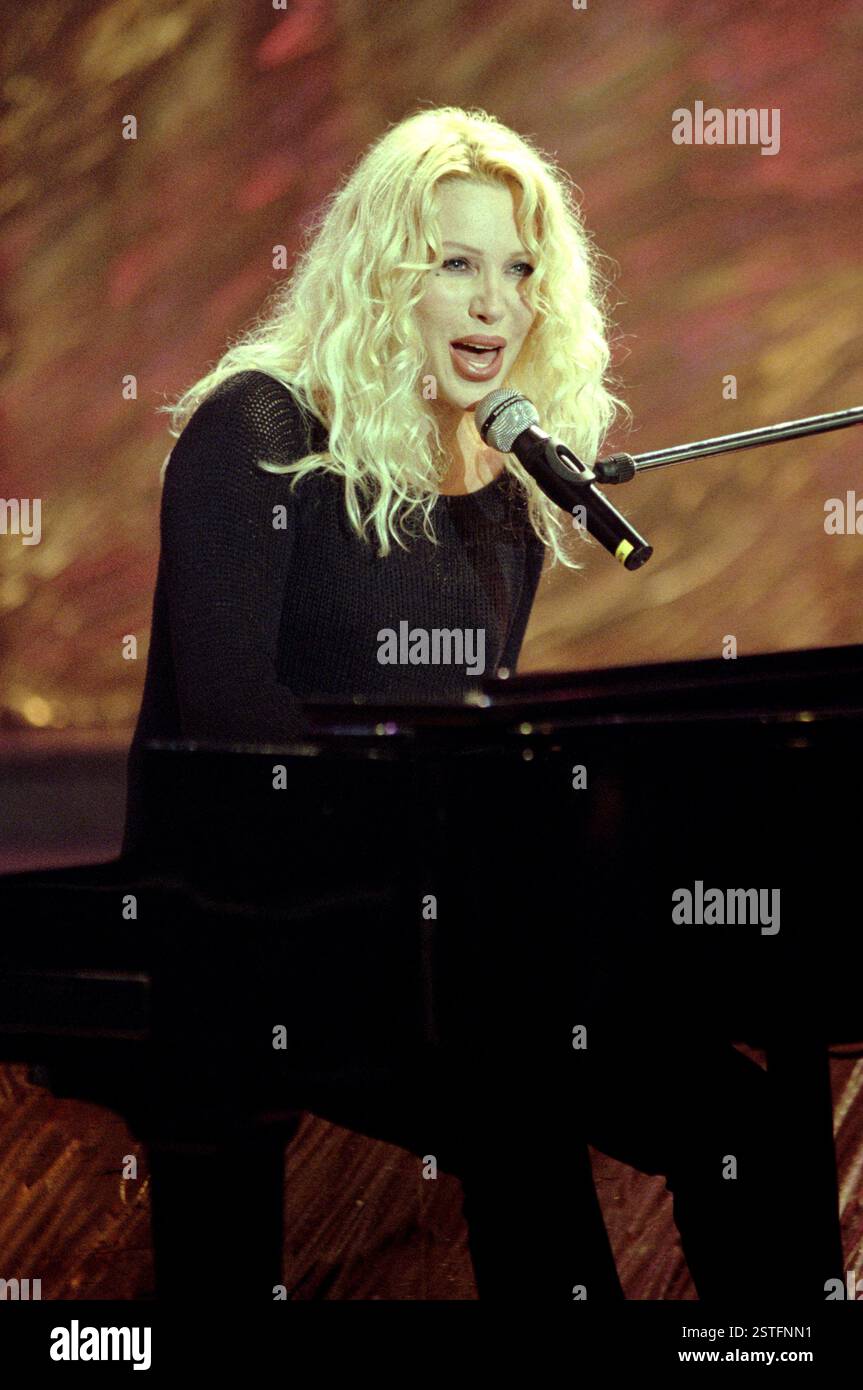 Milan Italy 16/04/1999: Ivana Spagna, Italian singer, during the ...