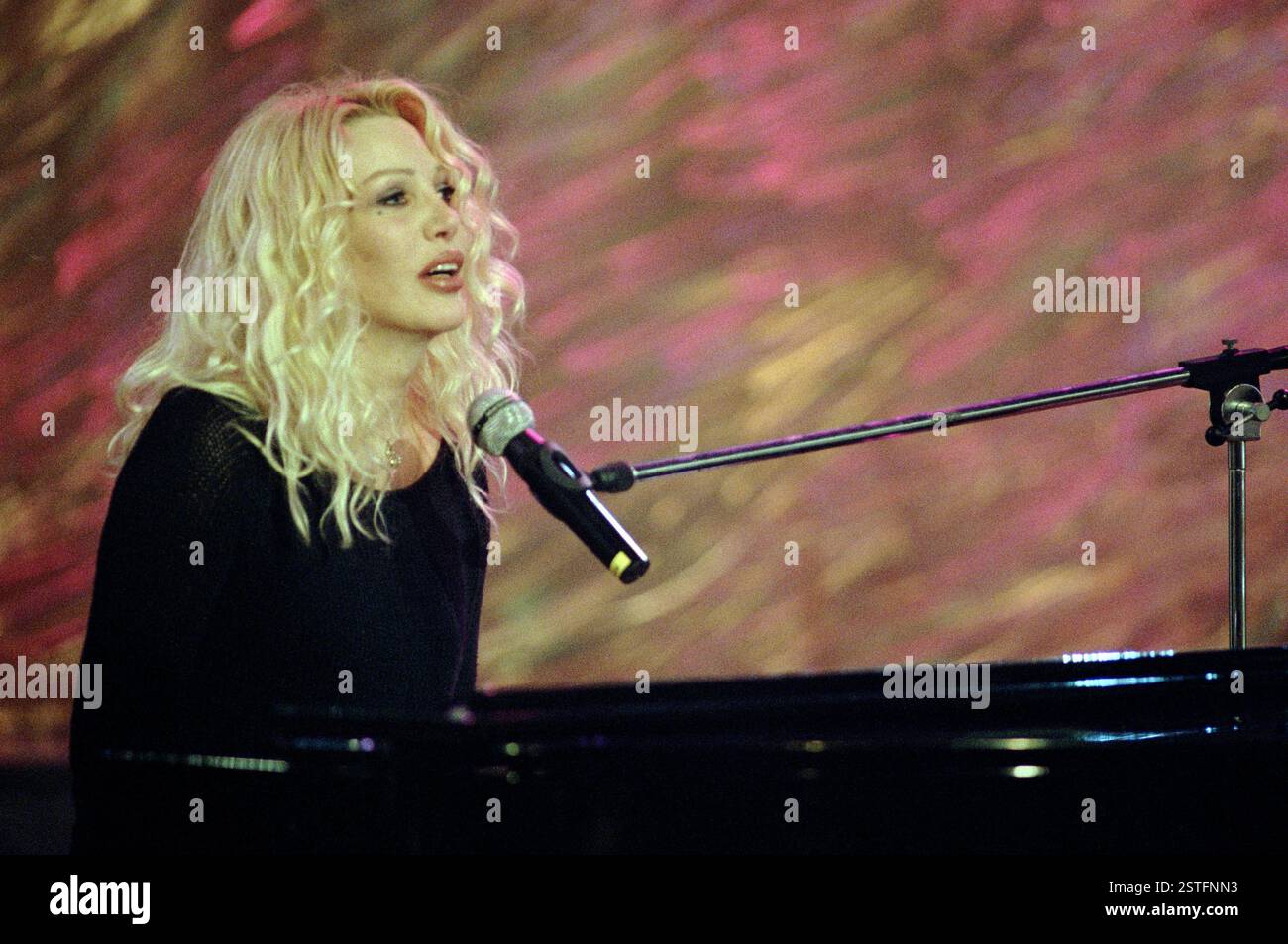 Milan Italy 16/04/1999: Ivana Spagna, Italian singer, during the ...