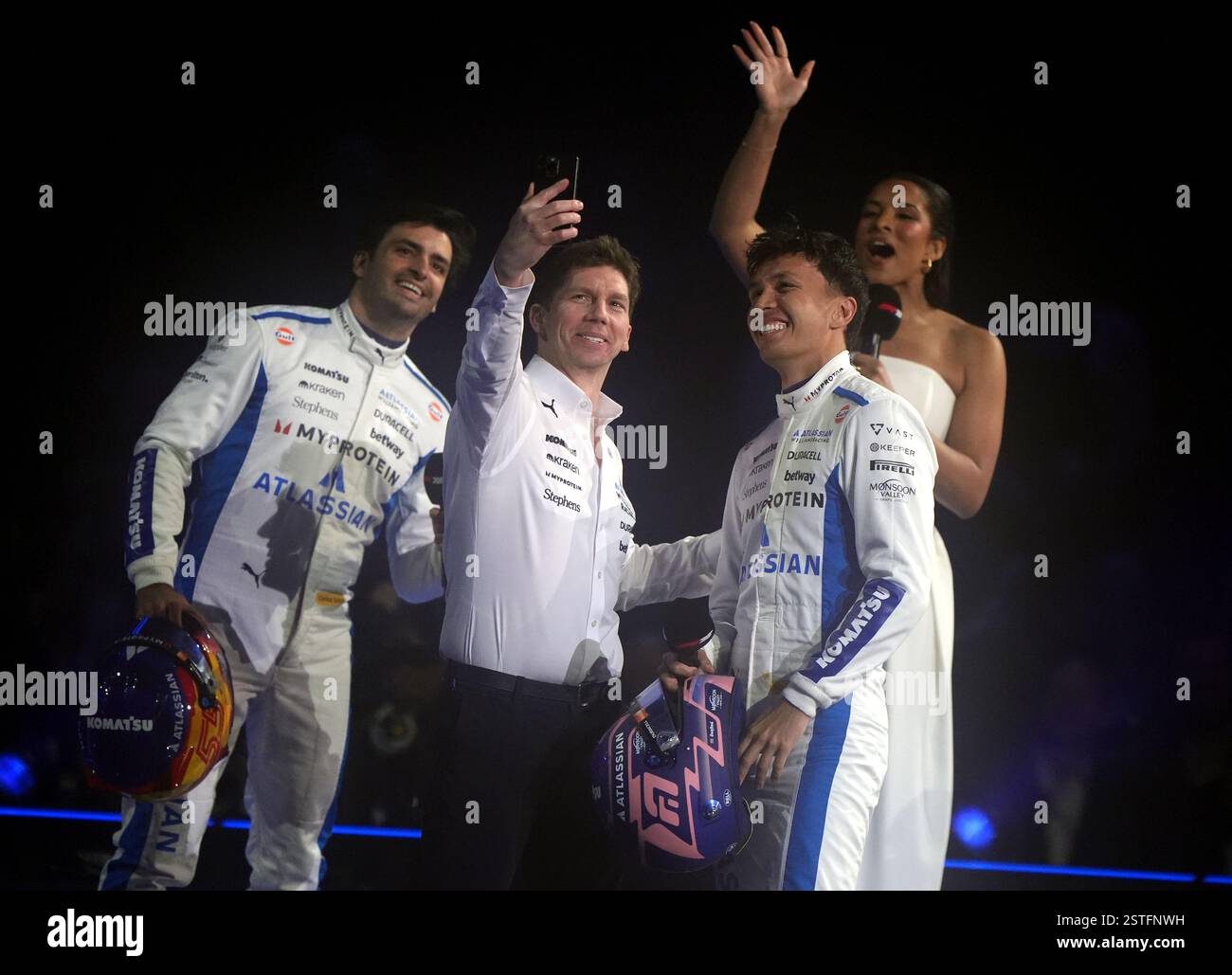 James vowles and alex albon hi-res stock photography and images - Alamy