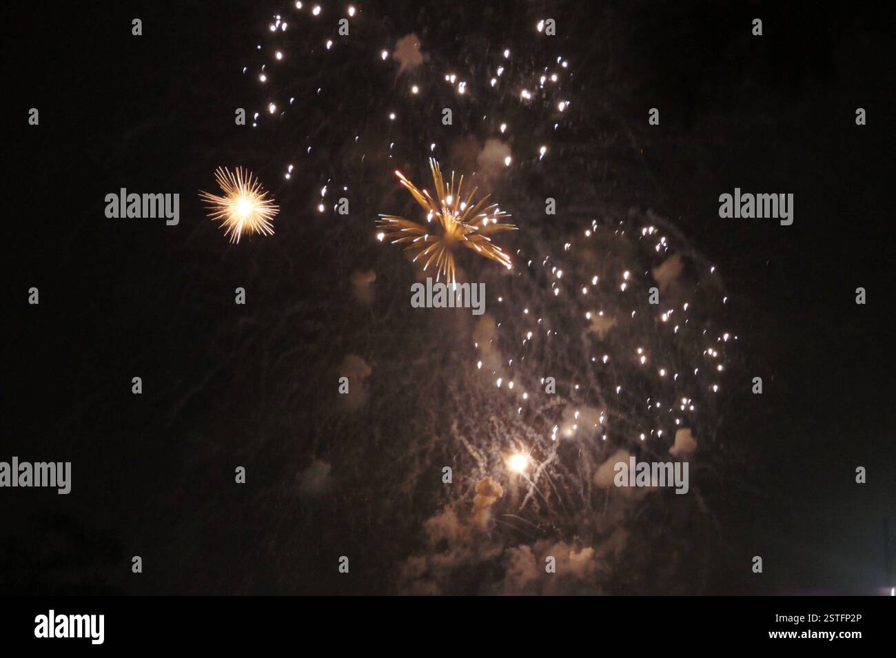 Boston fireworks illuminate the night sky, a brilliant display of light ...