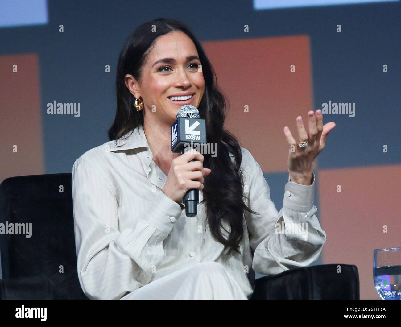 FILE - Meghan, The Duchess of Sussex, speaks during South by Southwest ...