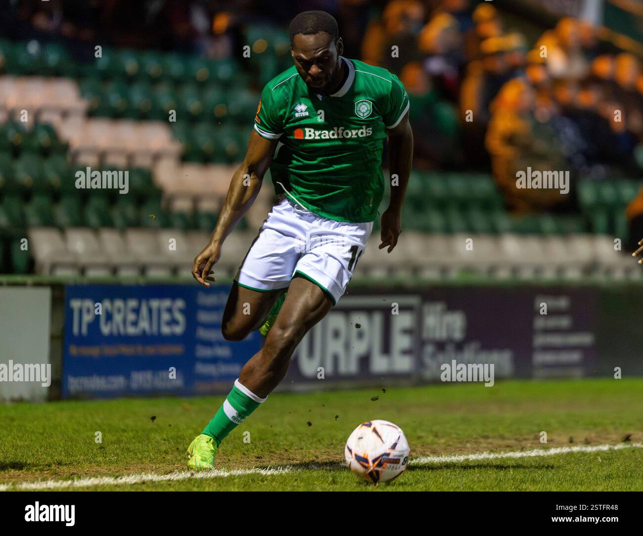 Frank Nouble of Yeovil Town during the National League match at Huish ...