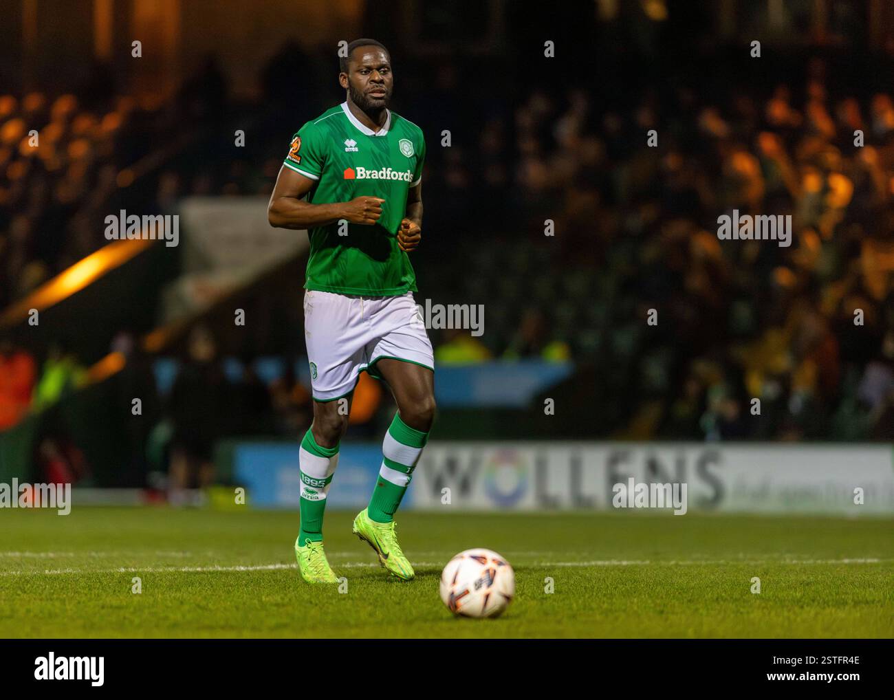 Frank Nouble of Yeovil Town during the National League match at Huish ...
