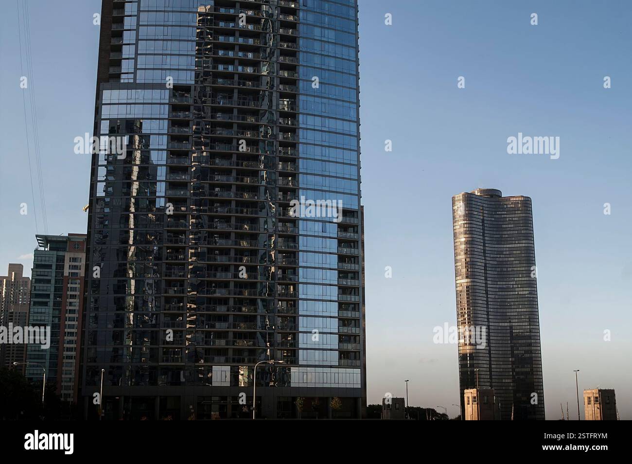 Chicago Loop, Illinois, USA; city center, downtown; The Chandler ...