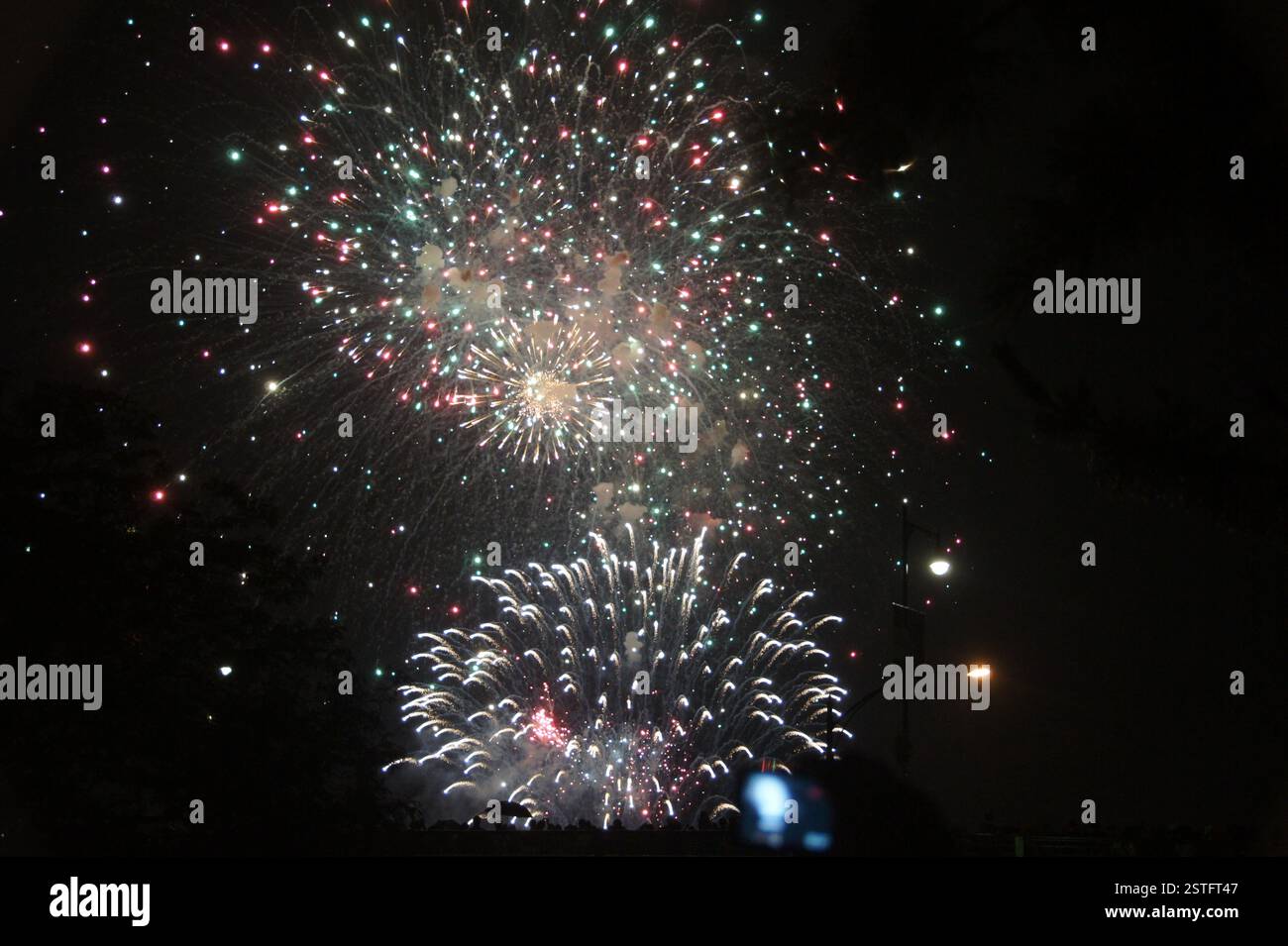 Boston fireworks illuminate the night sky, creating a breathtaking ...