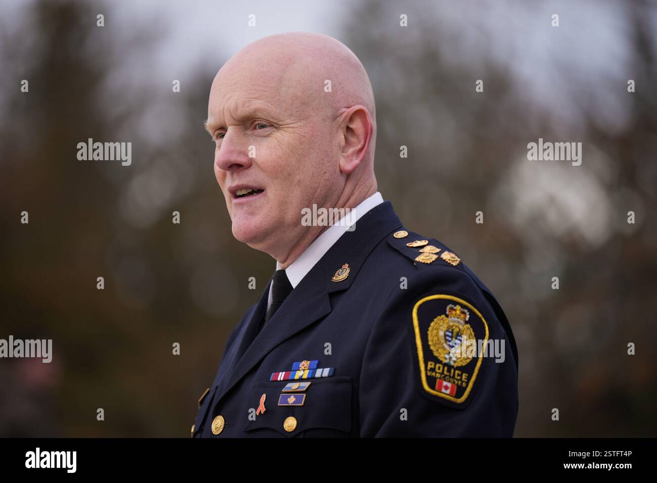 Vancouver, Canada. 20th Nov, 2022. Vancouver Police Chief Adam Palmer ...