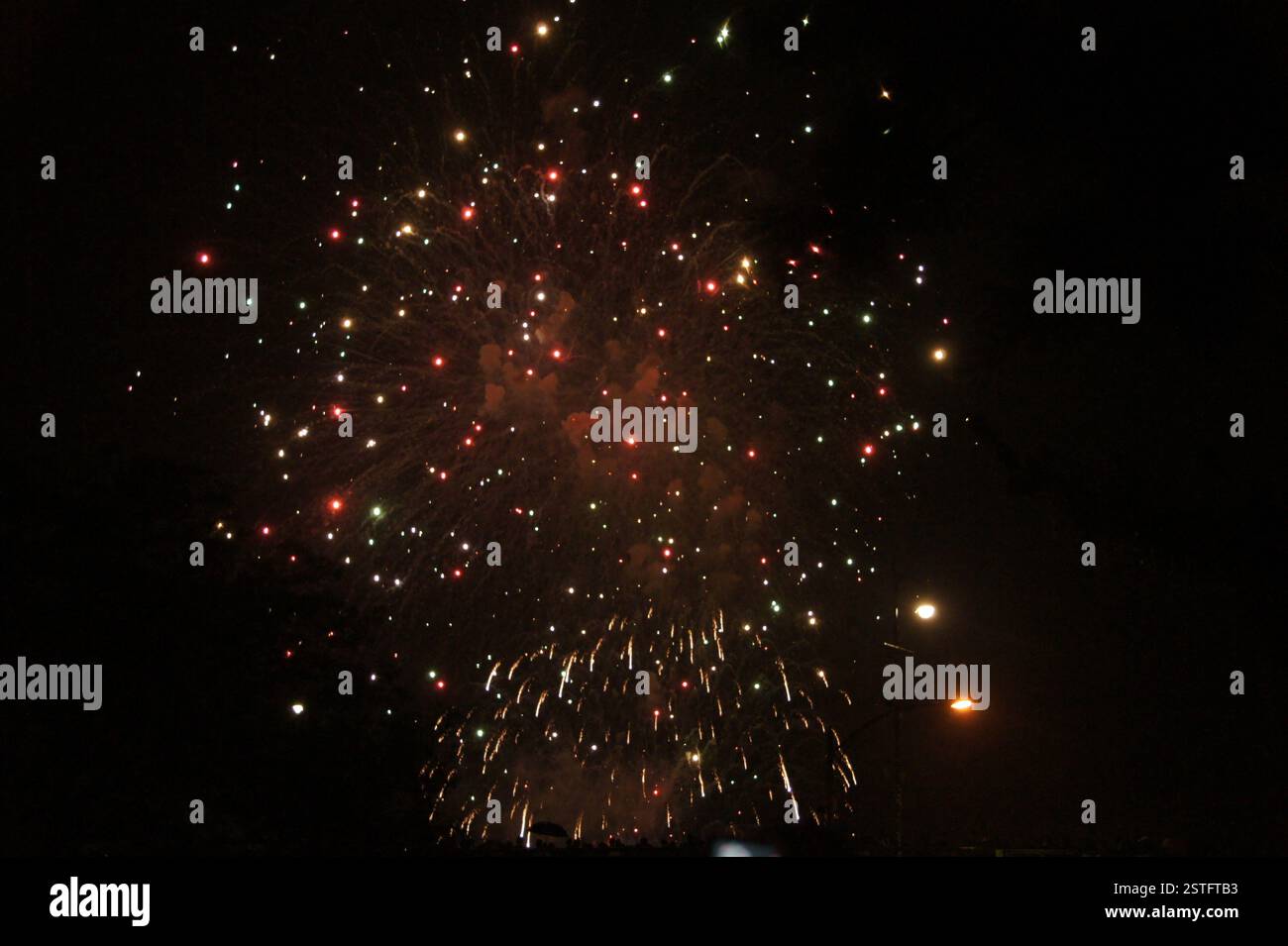 Boston fireworks illuminate the night sky, creating a breathtaking ...
