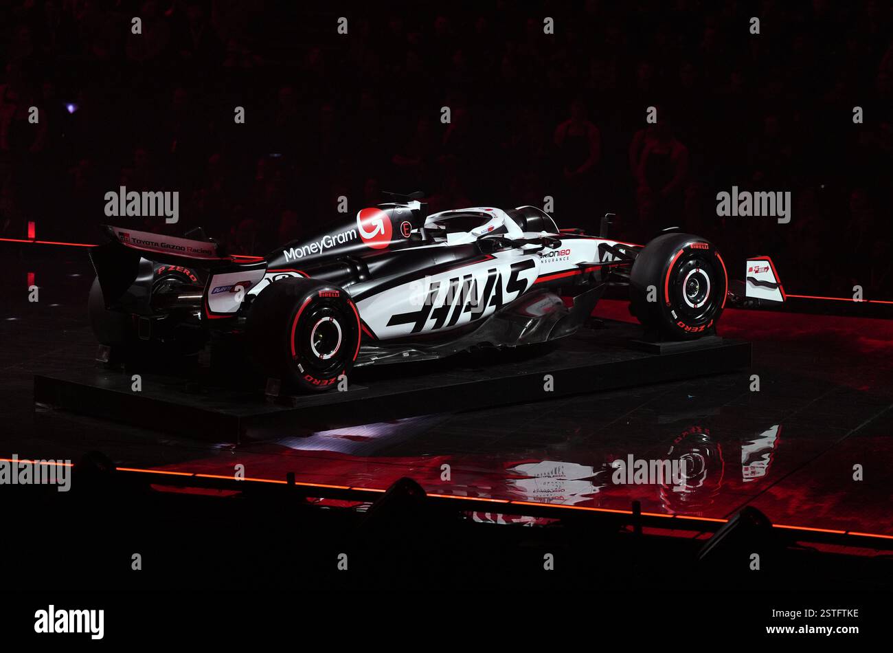 Haas livery for the 2025 season is launched during the F1 75 Live ...