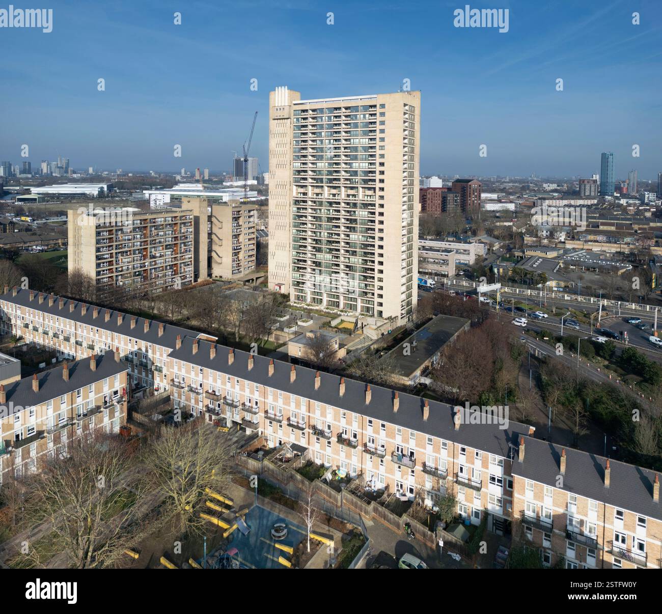 Balfron Tower is a 26-storey residential building in Poplar, Tower ...