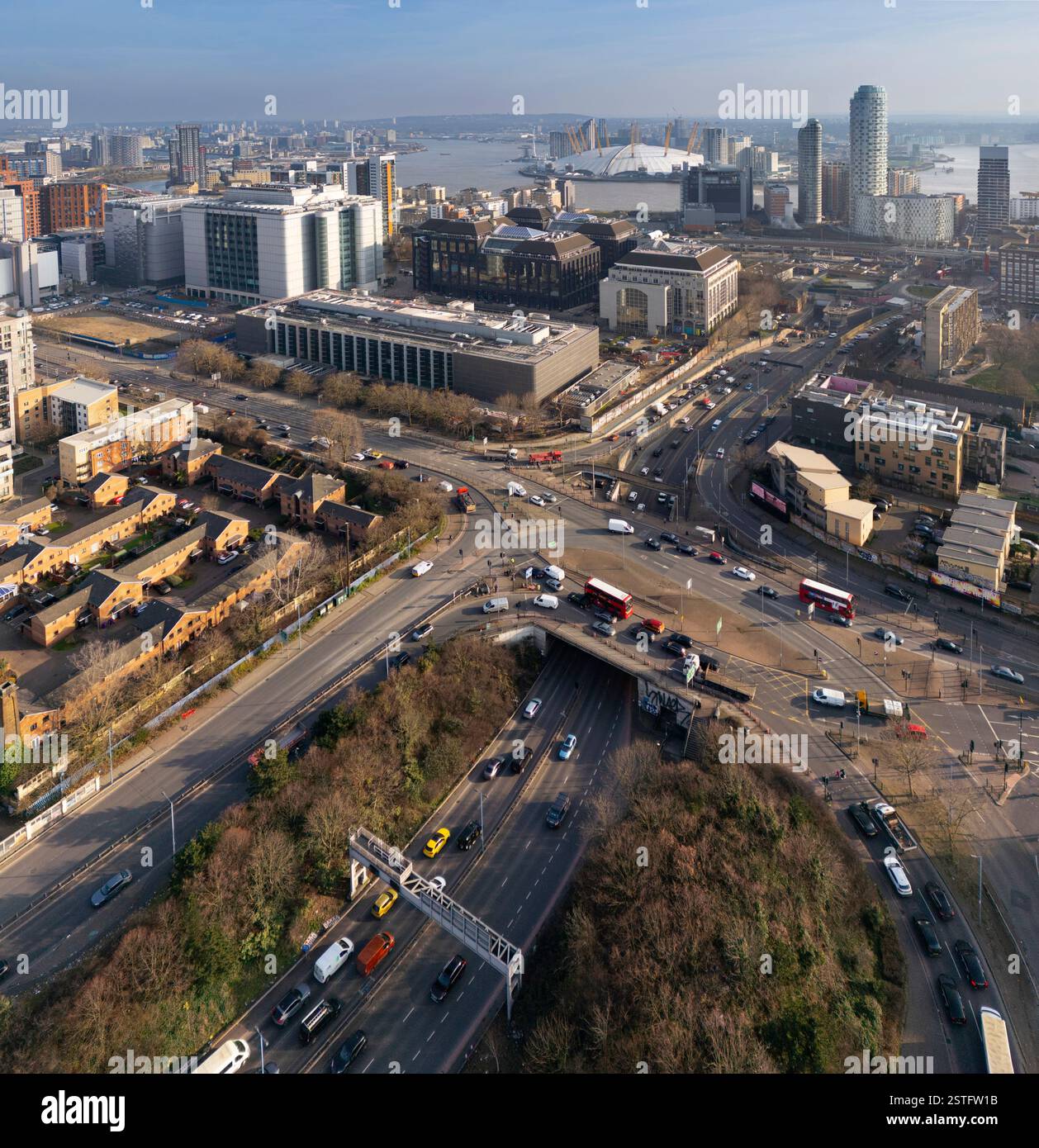 Blackwall Tunnel Northern Approach London Stock Photo - Alamy