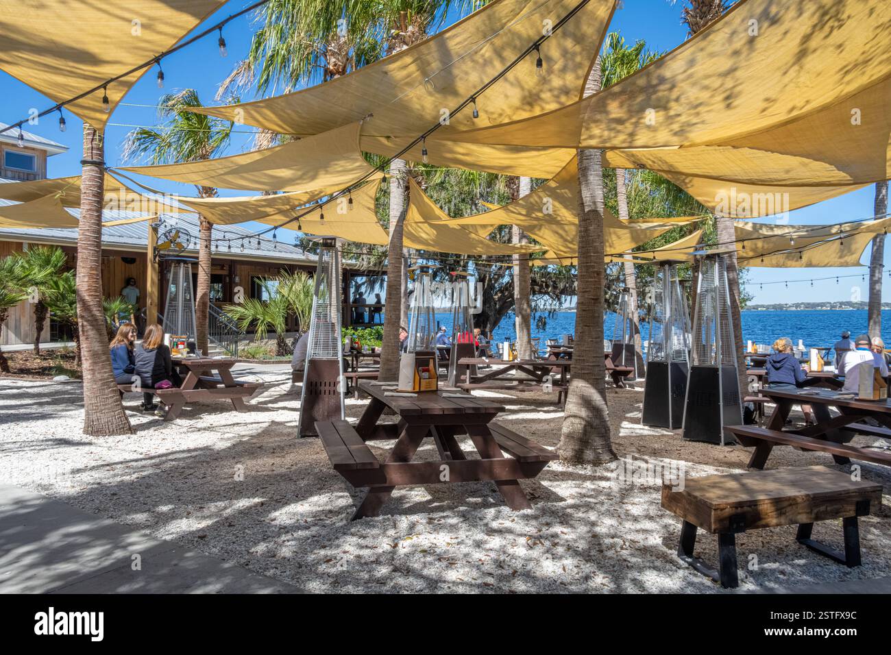 Casual outdoor dining area at Historic Downtown Clermont, Florida's ...