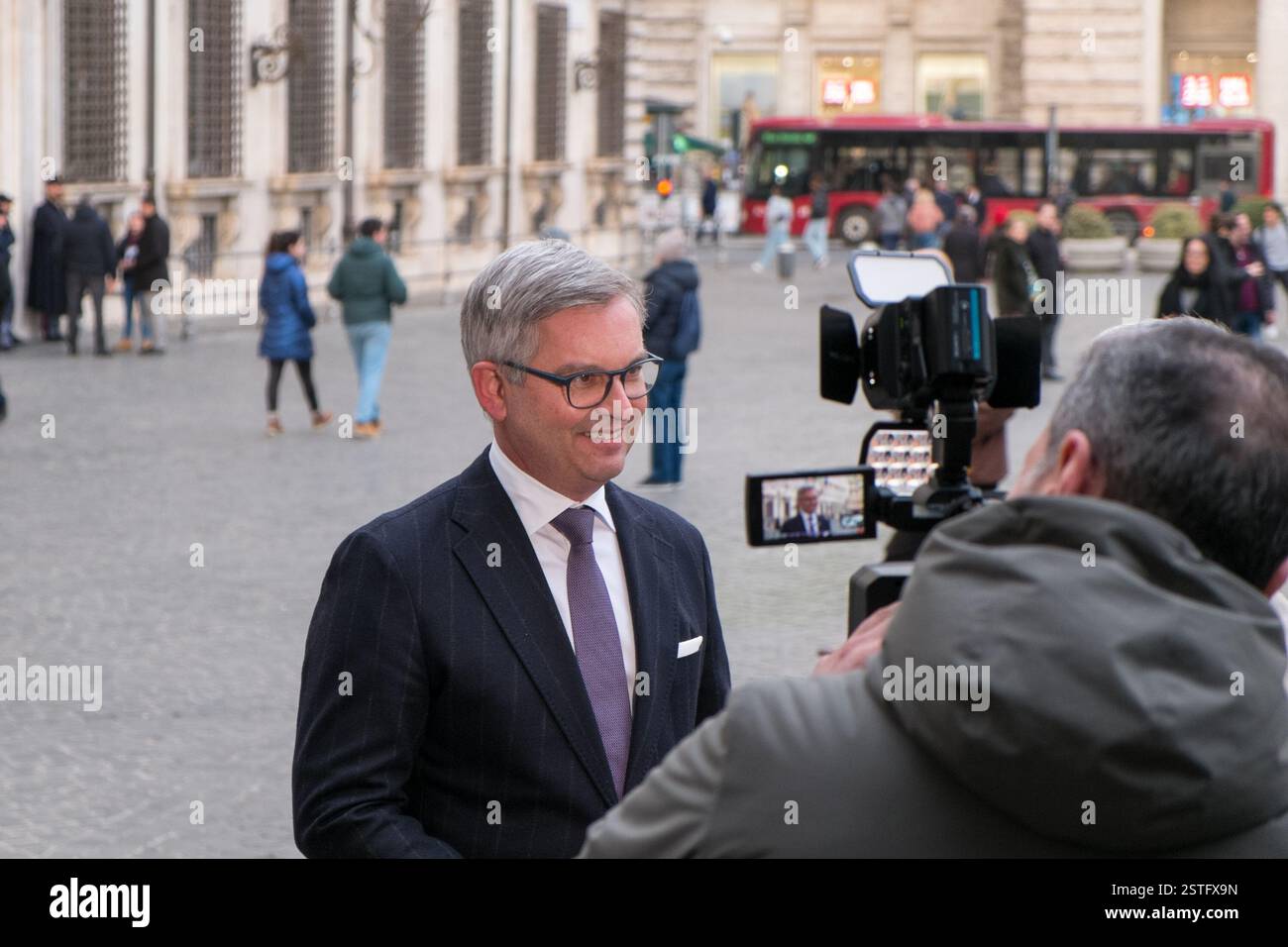 Rome, . 18th Feb, 2025. 18/02/2025 Rome European Commissioner for Home ...