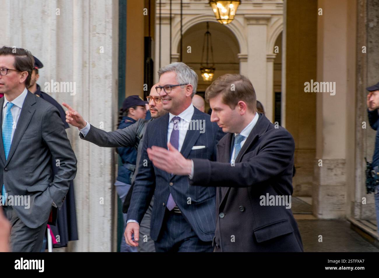 Rome, . 18th Feb, 2025. 18/02/2025 Rome European Commissioner for Home ...