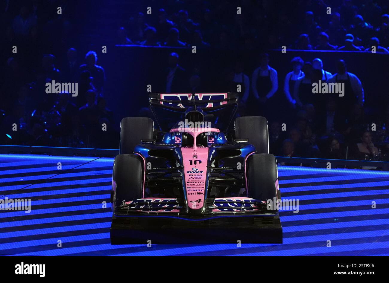 Alpine livery for the 2025 season is launched during the F1 75 Live ...