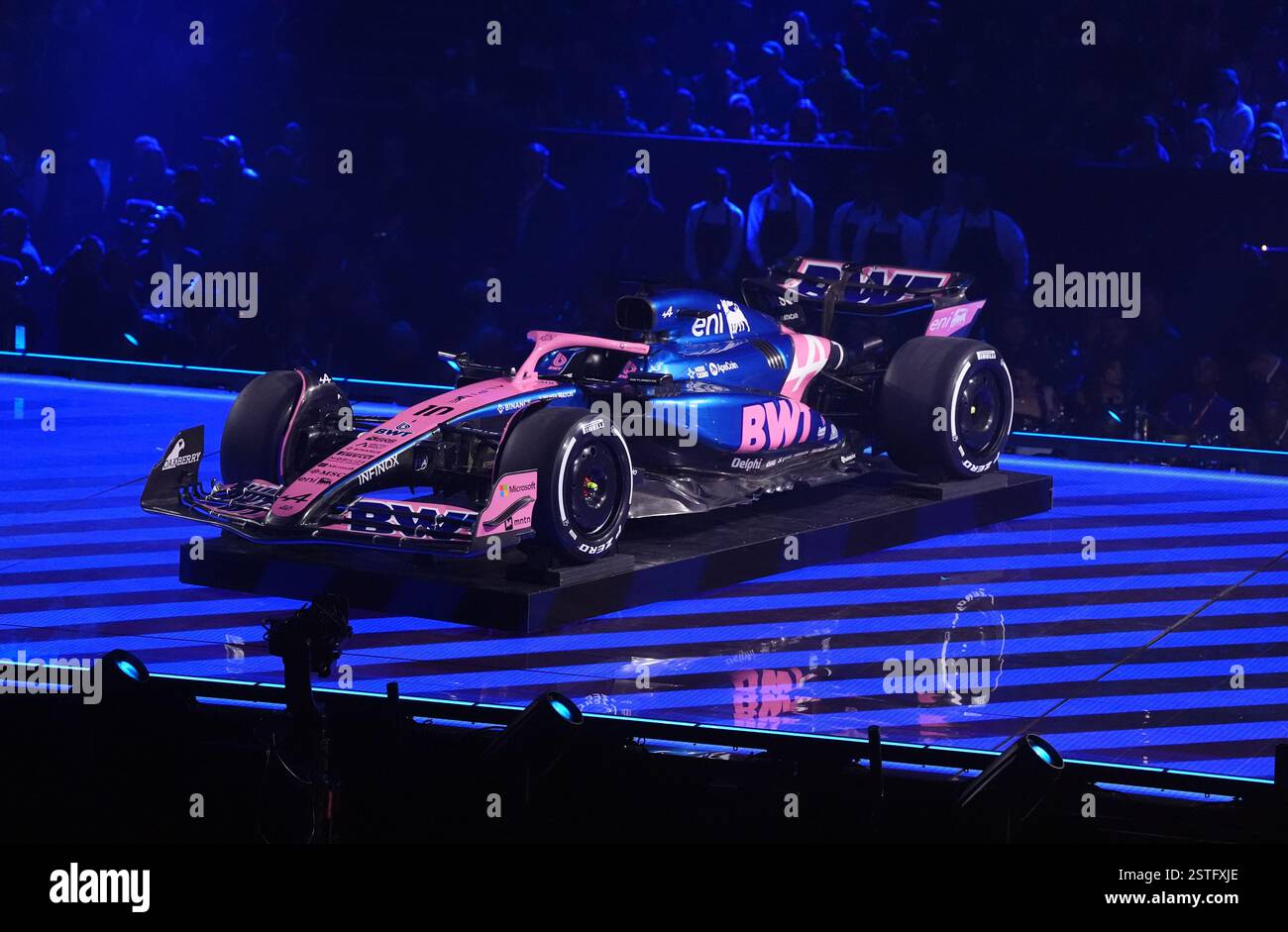 Alpine livery for the 2025 season is launched during the F1 75 Live ...