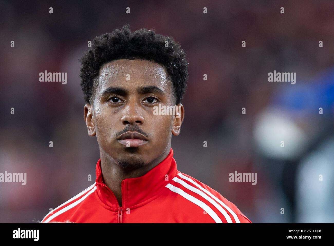 February 18, 2025. Lisbon, Portugal. Benfica's midfielder from ...