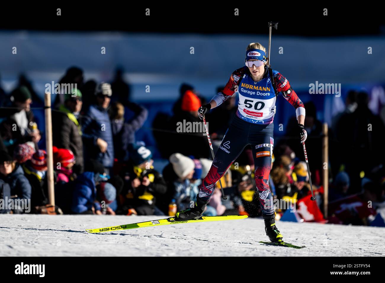 Lisa Theresa Hauser of, Austria. , . competes in women's 15 km ...