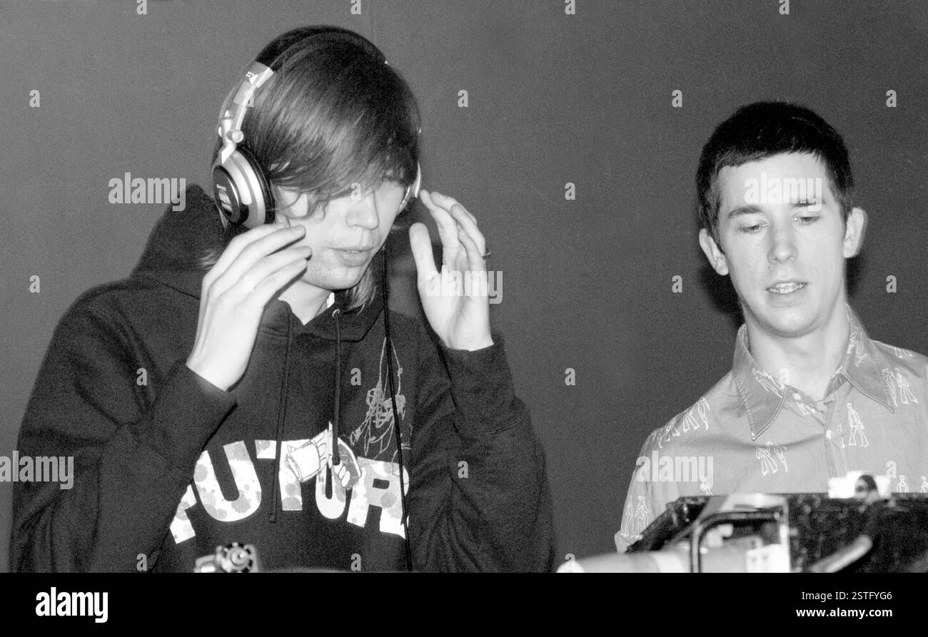 Daft punk concert Black and White Stock Photos & Images - Alamy