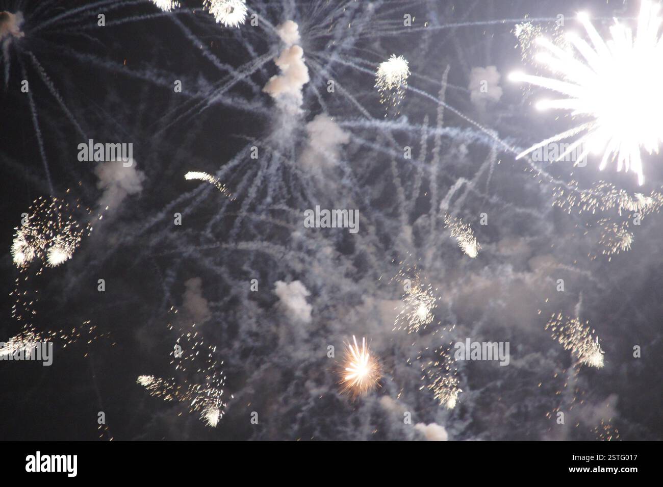 Boston fireworks light up the night sky, a burst of colorful ...