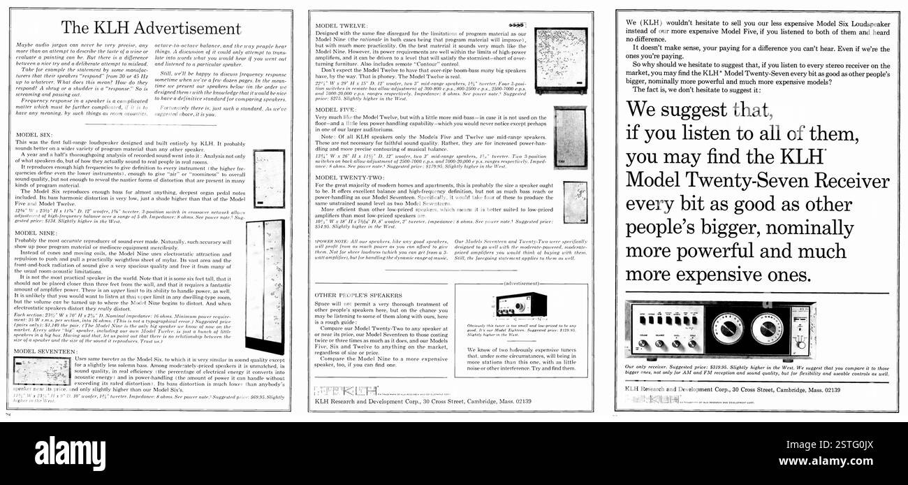 1968 advertisement Cut Out Stock Images & Pictures - Alamy