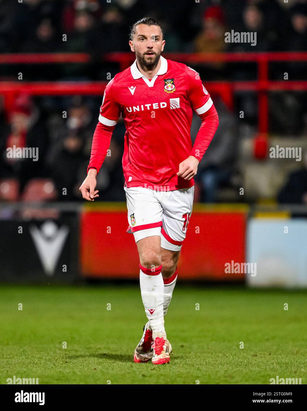 Jay Rodriguez of Wrexham during the Sky Bet League 1 match Wrexham vs ...