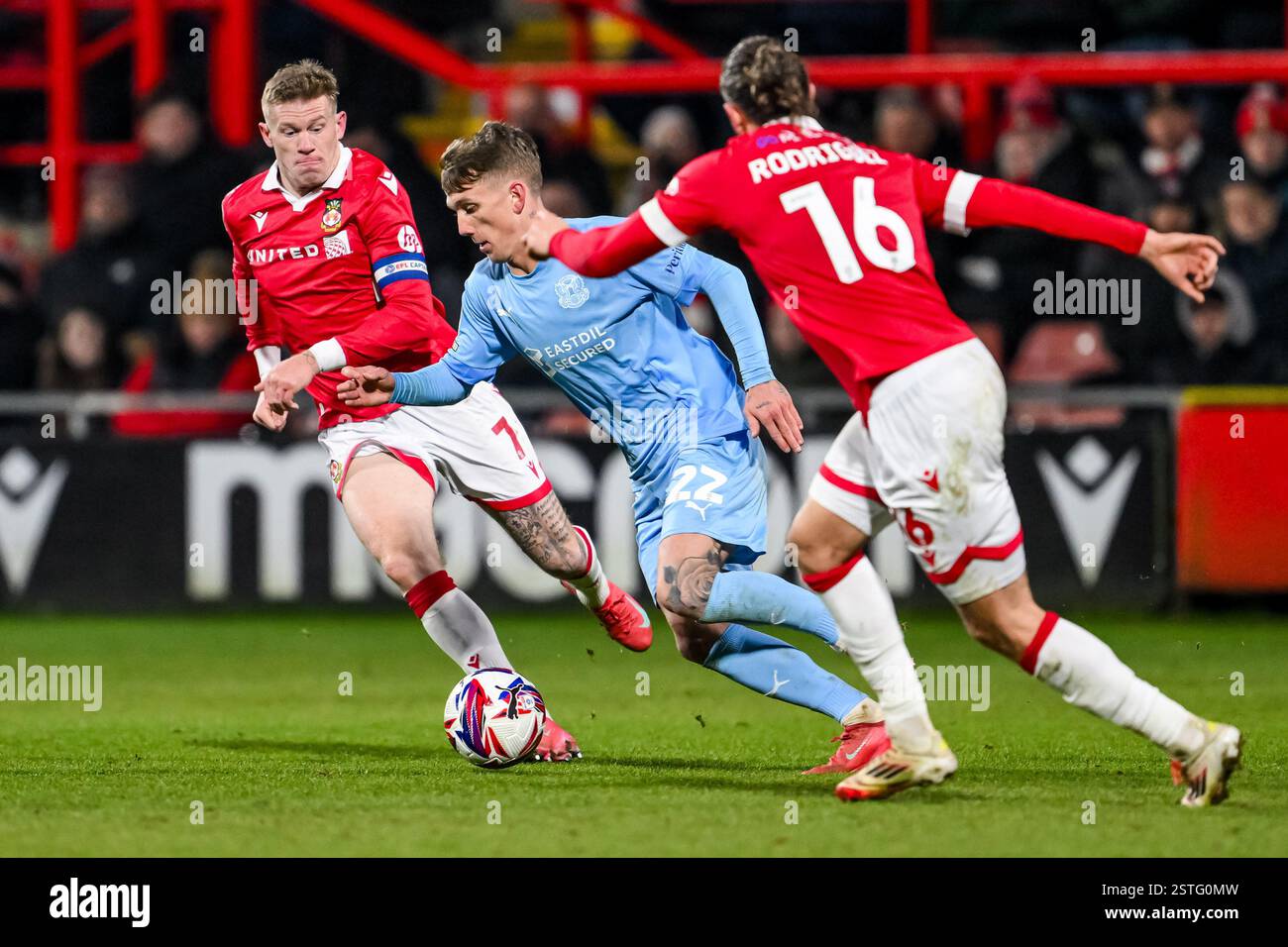 Ethan Galbraith of Leyton Orient makes a break with the ball past James ...