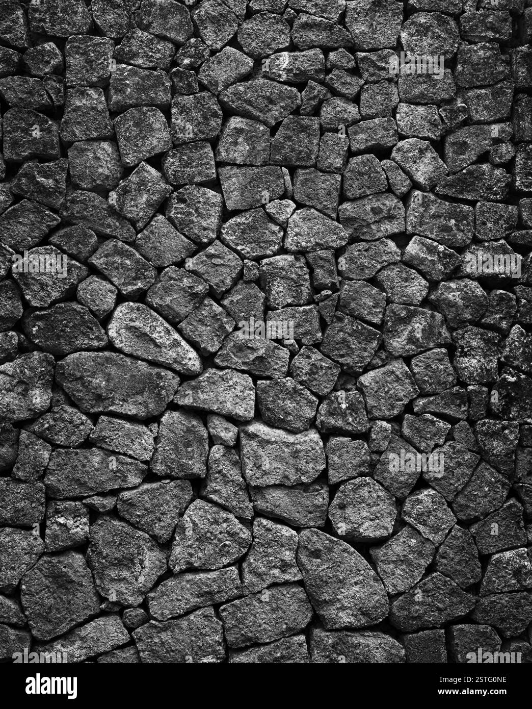 Rough stone texture hand Black and White Stock Photos & Images - Alamy