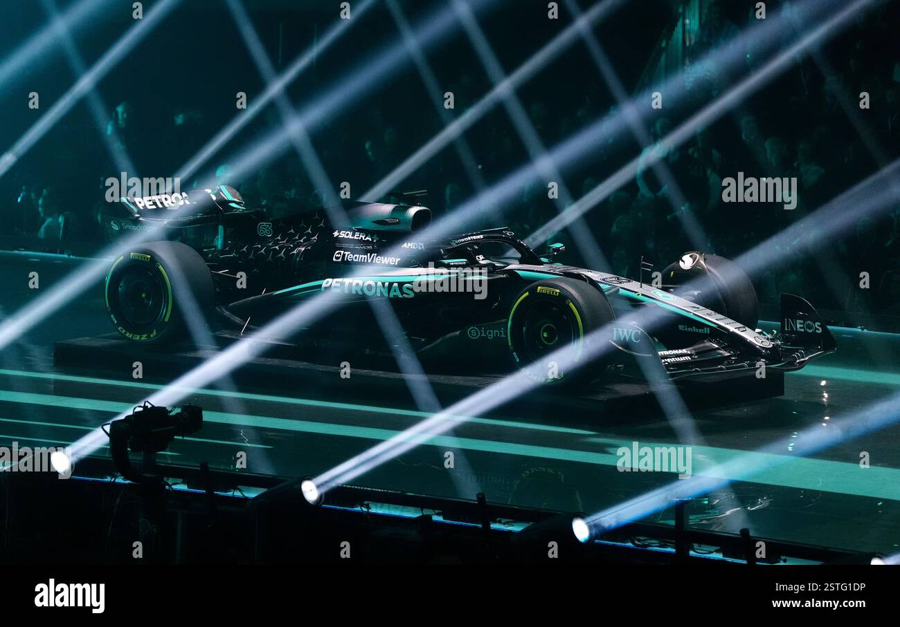 Mercedes livery for the 2025 season is launched during the F1 75 Live ...