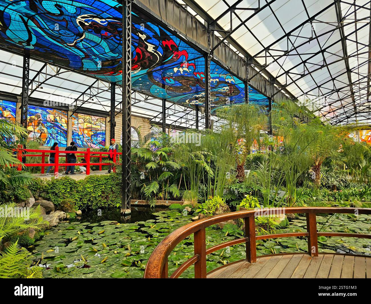 Toluca, Mexico State, Mexico - Jan 8 2025: Cosmovitral Botanical Garden ...